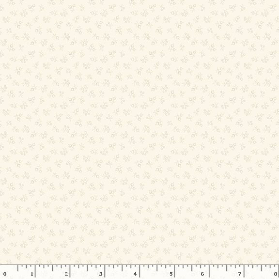 Toolbox Floral Designs Cream — Fab Fabrics