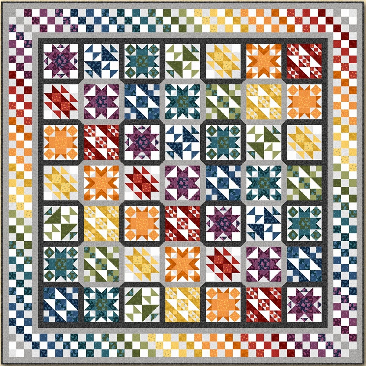 Rainbow Sampler Quilt Kit — Fab Fabrics